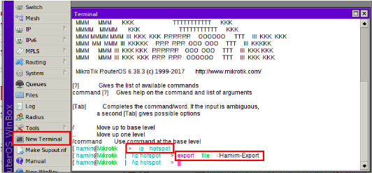 Cara Backup, Import, Export, Konfigurasi Di Mikrotik